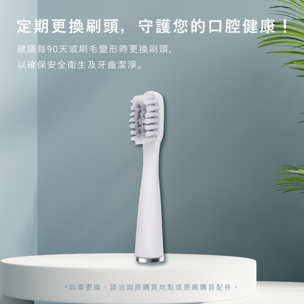 筆型超輕量電動牙刷替換刷頭 | KINYO